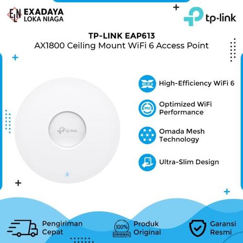 Jual TP-Link EAP613 AX1800 Ceiling Mount WiFi 6 Access Point - Jakarta Selatan - Juju Ahmad ...
