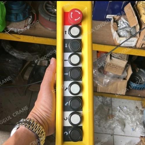 Jual Pendant Control Hoist Crane/Push Button TELECINA XAC 9 Tombol + Emergency Single speed ...