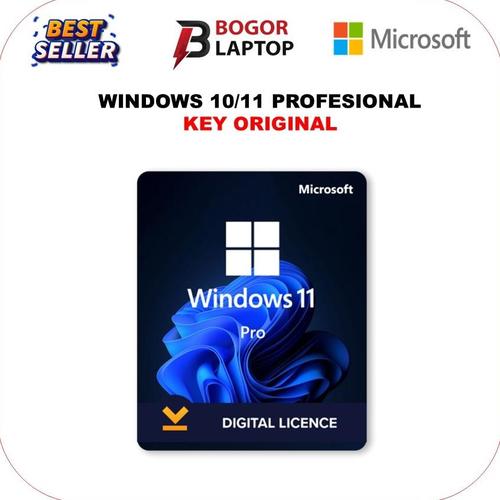 Jual WINDOWS HOME - PROFESIONAL 10/11 DIGITAL LICENSE ORIGINAL KEY ...