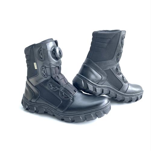 Jual sepatu pdl laras tali putar ujung besi 054 aleus - Hitam, 38 - Kab ...