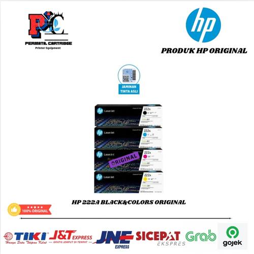 Jual Toner HP 222A Black & Colors Original Laserjet - 1SET - Jakarta ...