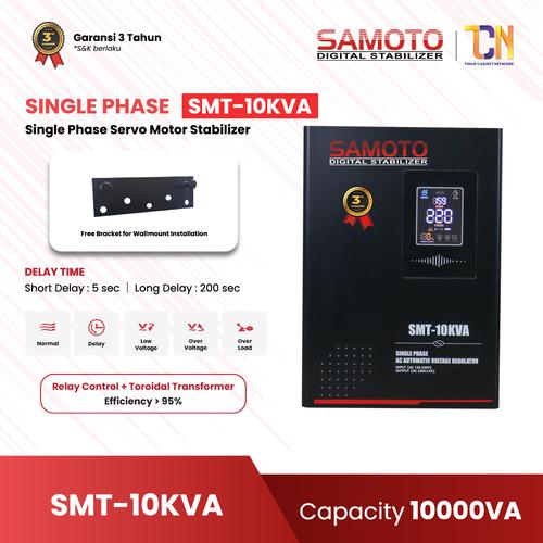 Jual SAMOTO Stabilizer 10000VA Stavolt Single Phase Stavolt SMT10000VA ...