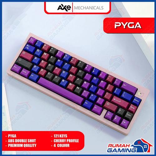 Jual KEYCAP - KEYCAPS - CHERRY - PYGA - ABS - DOUBLE SHOT - BLACK ...