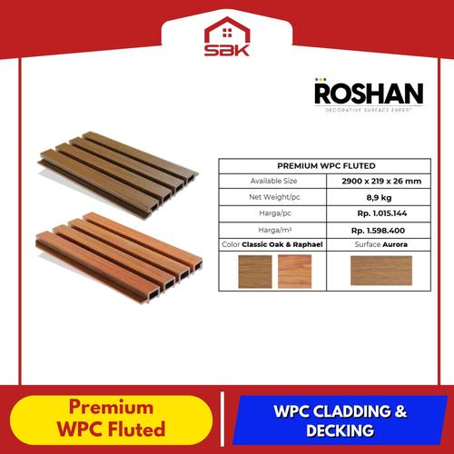 Jual Wall Cladding WPC | Decking WPC | Premium WPC Fluted 2900x219 ...