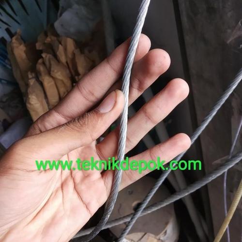 Jual TALI SLING KAWAT SELING 5 MM TALI BESI ULIR 1 METER DEPOK JAKARTA ...