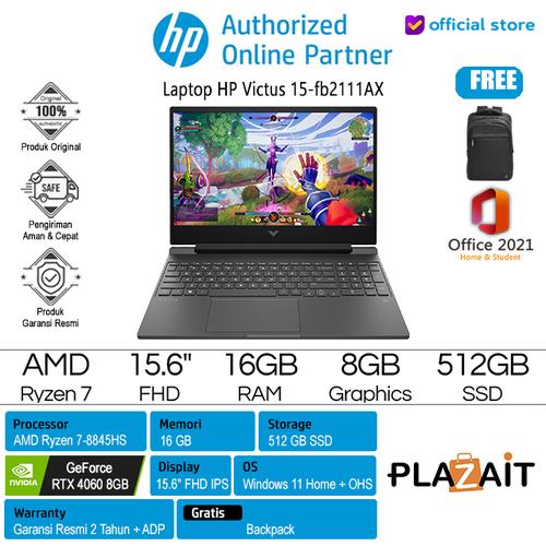 Promo Laptop HP Victus 15-fb2111AX R7-8845HS 16GB 512GB SSD RTX4060 8GB ...