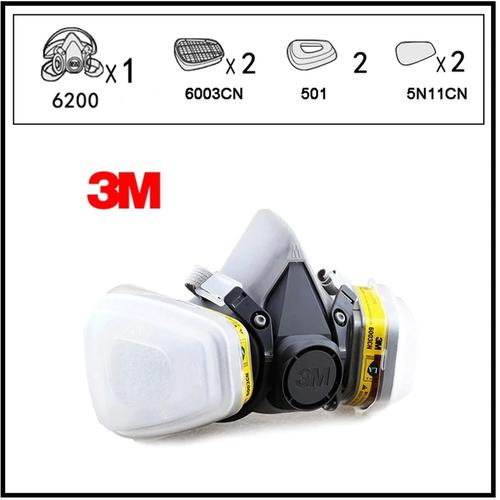 Jual Masker 3M 6200 Respirator + 3M 6003 Cartridge filter Complete Set ...