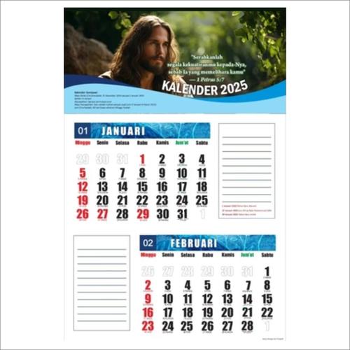 Promo Kalender Dinding 2025 Klem Besi, Kalender Gantung 2025 tema ...