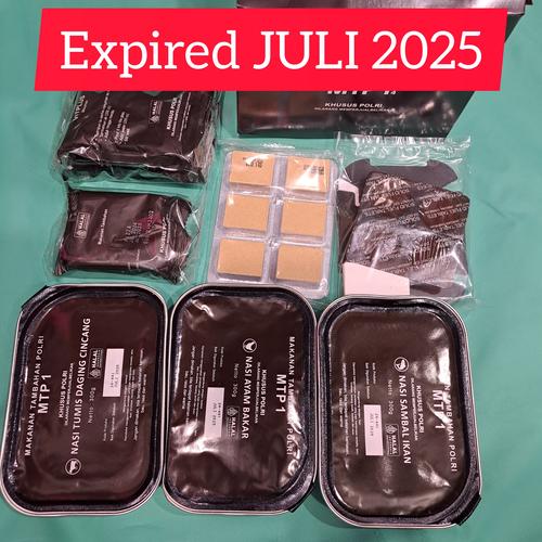 Jual RANSUM MAKANAN POLRI MTP 1 MAKANAN TAMBAHAN POLRI SIAP SAJI AWET ...