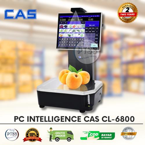 Jual Timbangan Printer Ai Label Stiker CAS CL 6800Ai 30Kg + Kamera Ai ...