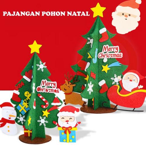 Jual DIY XMAS TREE - POHON NATAL MINI ANAK - CHRISTMAS TREE CRAFT FOR ...