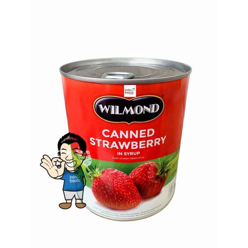 Jual Wilmond Strawberry In Syrup Canned- Strawberry Kaleng 825 g ...