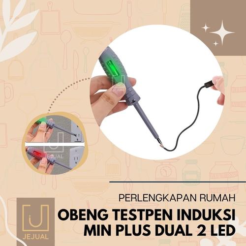 Promo Obeng Testpen Induksi Min Plus 2 Dual LED Alat Cek/Deteksi Kabel ...