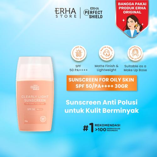 Promo ERHA Perfect Shield Clearly Light Sunscreen SPF50/PA++++ - - ERHA ...