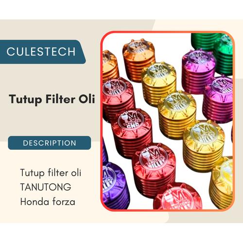 Jual Tutup Filter Oli Honda Forza TANUTONG ORIGINAL - Biru - Kab ...