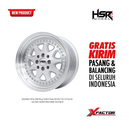 Jual VELG HSR RING 16 HSR BAVARIA R16X8/9 H 4X100 - 4X114,3 ET 30/25 ...