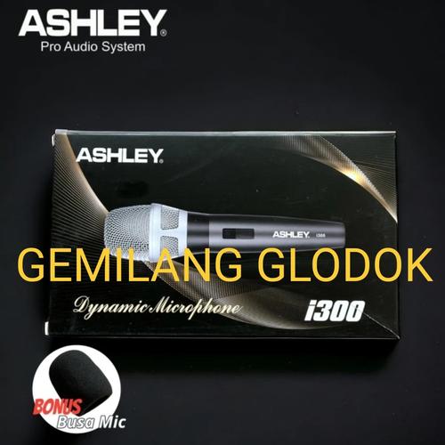 Jual Microphone Cable ASHLEY i300 / ASHLEY i 300 Profesional Mic Kabel ...