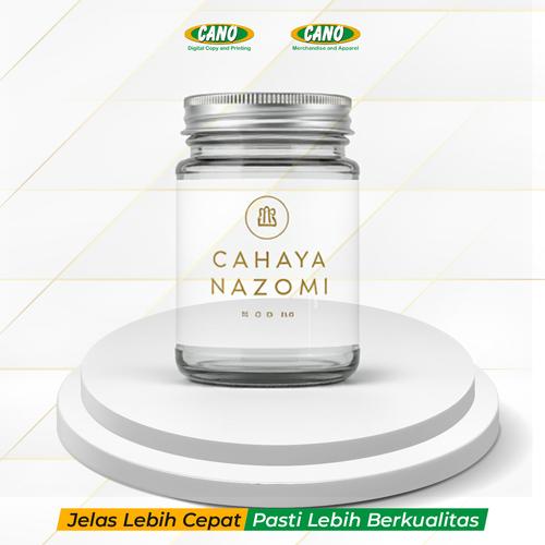 Jual Cetak Stiker Label Transparan Bulat/Kotak Print&Cut Paket 1000 Pcs ...