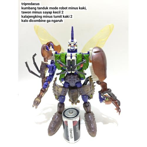 Jual Vintage transformers beast wars sea clamp , ram horn , cicadacon ...