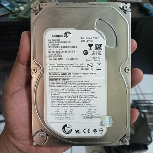 Jual Hardisk HDD PC Komputer 320GB Kondisi Normal isi W1nd0w - Kosongan ...
