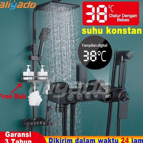 Jual Aliyado Shower Kamar Mandi 4 Dalam 1 Tampilan Digital Suhu Konstan ...
