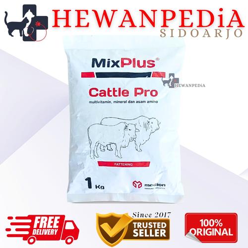 Jual MIX PLUS CATTLE PRO 1KG - Premix Penggemuk Vitamin Mineral Asam ...