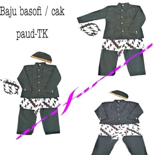 Jual Baju adat jawa baju basofi / cak anak PAUD-TK - komplit - Kota ...