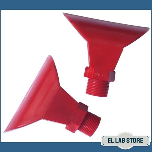 Jual Nozzle Flat Fan Spray 3/4 BSPT Polyurethane Wide Angle, Coal ...