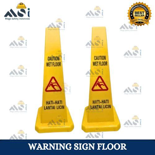 Promo Caution Wet Floor Sign Cone / Papan Peringatan Lantai Licin ...