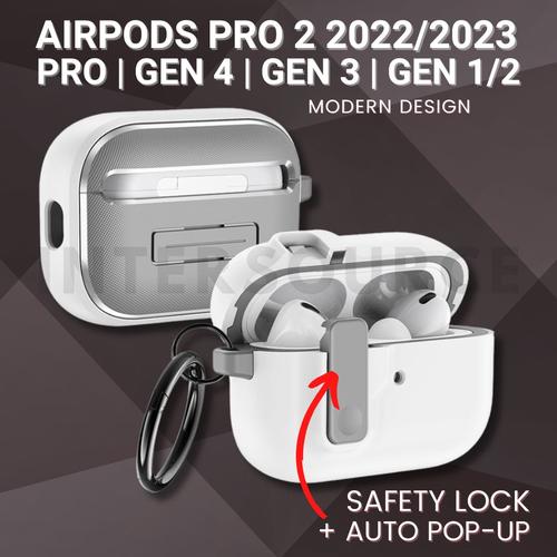 Promo Casing Airpods Gen 1 2 3 Pro 2 2nd Gen 2022 2023 Safety Lock Case ...