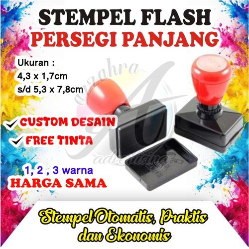 Jual CETAK STEMPEL PERSEGI PANJANG BESAR , PERUSAHAAN , LOGO , NAMA TTD ...