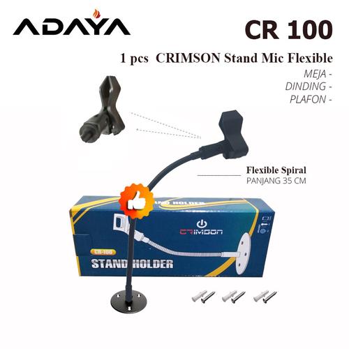 Jual Stand Mic Holder Fleksibel untuk Dinding Meja Plafon Crimson CR ...