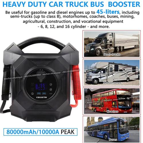 Jual 10000A 80000MAH The car start-up power 12v 24v emergency lighting ...