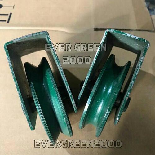 Jual Roda Pagar Besi 10 cm (HARGA SATUAN) model Rel Besi Siku (V) atau ...