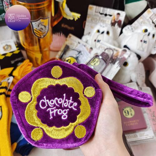 Jual Miniso x Harry Potter READY STOCK Chocolate Frog Clutch Bag Purple ...