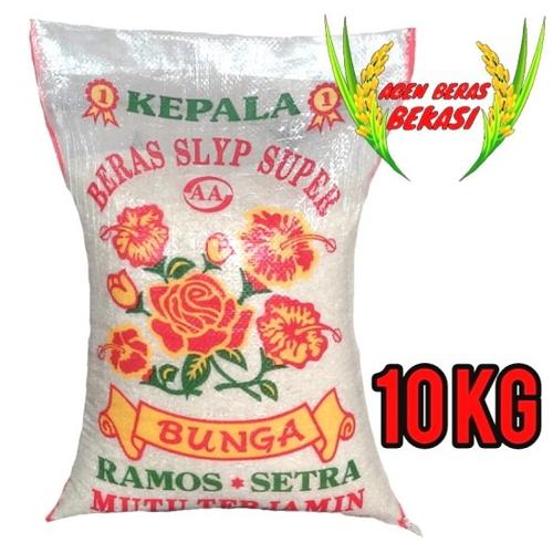 Jual BERAS MEDIUM SETRA RAMOS CAP BUNGA 10KG MURAH - 10 LITER - Kota ...