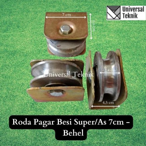 Jual Roda Pagar Besi Super/AS 7cm Behel - Rell Bundar (U) - Jakarta ...