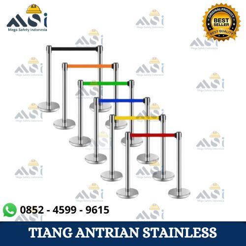 Jual TIANG PEMBATAS ANTRIAN STAINLESS Queue Line - Stainless, Hitam ...