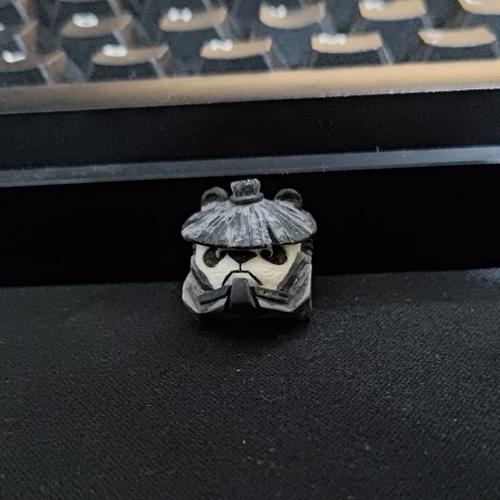 Jual Artisan Keycaps/Keycap Tiin Artisan Panda Black and White BnW for ...