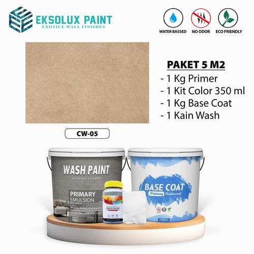 Promo Cat Tembok Dekoratif Motif Semen Ekspos Deco Wash Paint - CW.05 ...