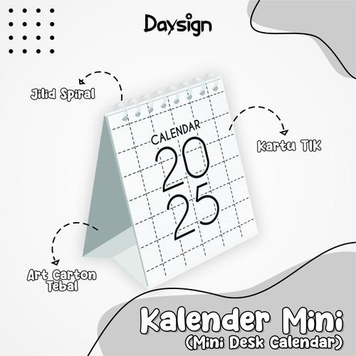 Jual Kalender Mini / Calendar Meja Duduk Mini Memo Bisa Custom - KM-05 ...