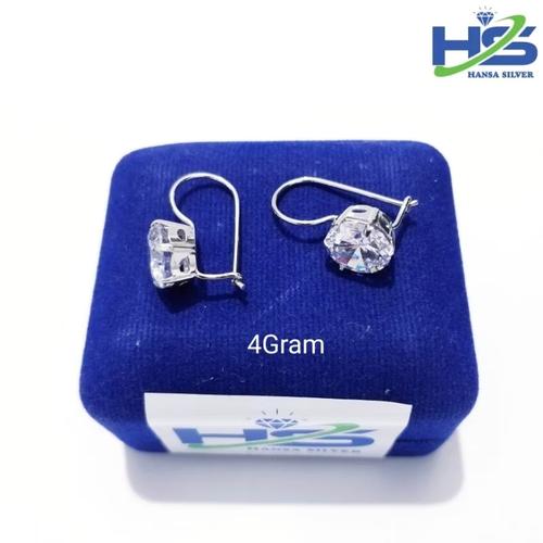 Jual Anting Perak Asli Silver 925 Lapis Emas Putih Model Anting Desi ...