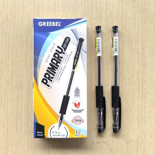 Jual GREEBEL PULPEN GEL PEN GP-510 PRIMARY 0.5/ Pulpen Greebel / Pen Gel / Ballpoint Gel - Kota ...