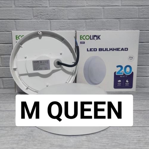 Jual ECOLINK BULKHEAD LED 20W 20 WATT BH007 SNI - PUTIH CDL 6500K ...
