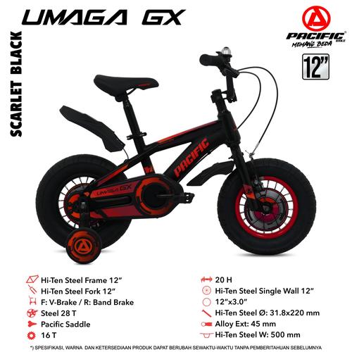 Jual bmx 12 inch pacific umaga gx ban 3.0 , sepeda bmx anak 12 inch ...