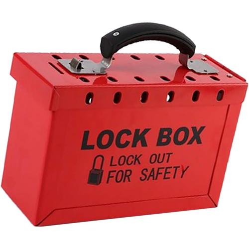 Jual LOTO Box Safety Lockout Tagout Lock Device Storage Up To 12 ...