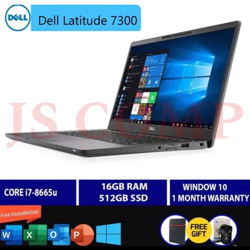 Jual DELL LATITUDE 7300 i7 8650 Laptop 13Inch 32GB RAM SSS 512GB NVME ...