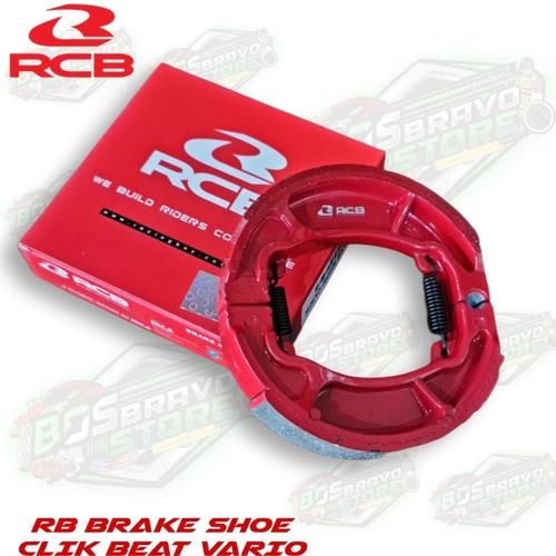 Jual RCB Brake Shoe Click/Kampas Rem Belakang Tromol RCB Beat Vario ...