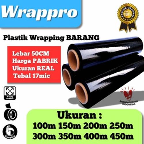 Jual Plastik Wrapping Barang Hitam 50cm / Strecth Film Hitam 50 ...