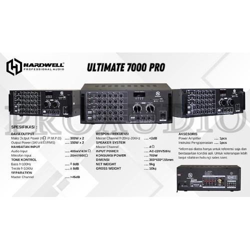 Jual Amplifier Hardwell ULTIMATE7000 Original Ultimate 7000pro hardwell ...